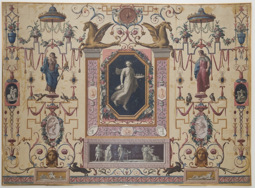 Adorno pompeyano: la Primavera - Colección - Museo Nacional del Prado
