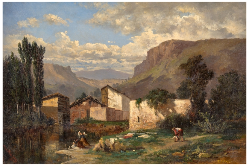 Un paisaje. Estudio de las provincias vascongadas - Colección - Museo ...