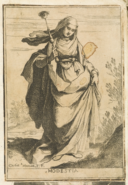 Alegoría de la modestia - Colección - Museo Nacional del Prado
