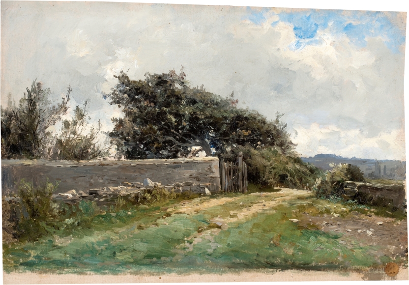 Una cerca rota (San Juan de Luz) - Colección - Museo Nacional del Prado