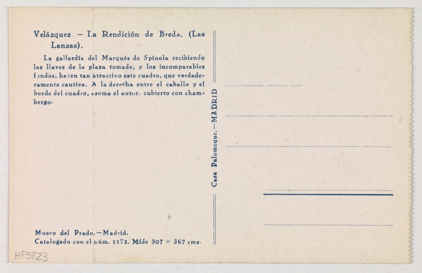 Las lanzas o la rendición de Breda - Colección - Museo Nacional del Prado