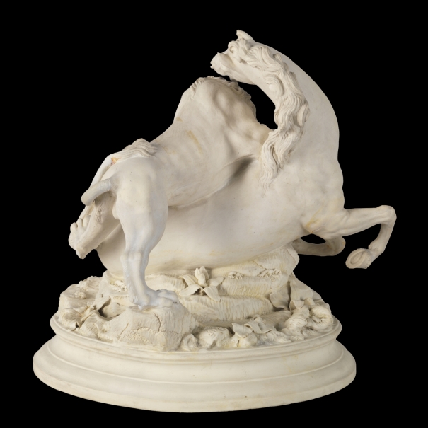 Grupo del león devorando a un caballo - Colección - Museo Nacional del ...