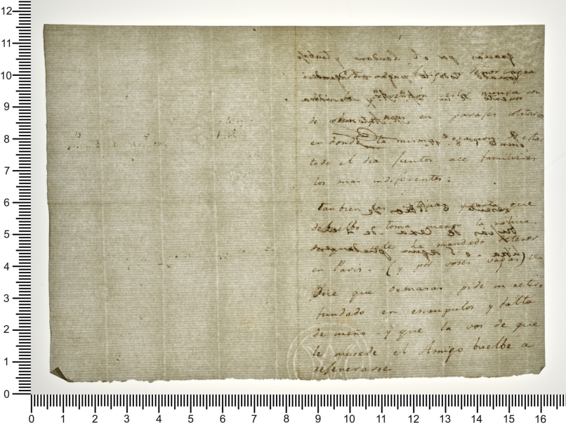 Carta de Mª Antonia Salabert de Cabarrús a Martín Zapater, Quinto 1 ...