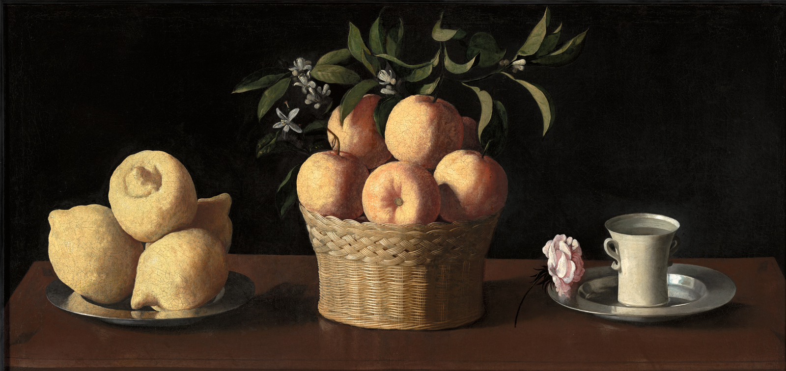 Una obra maestra: El bodegón con cidras, naranjas y rosa de Francisco ...