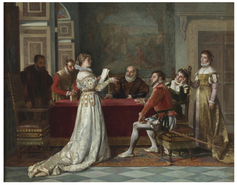 La poetisa - Colección - Museo Nacional del Prado