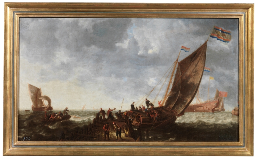 Embarcando en una playa - Colección - Museo Nacional del Prado