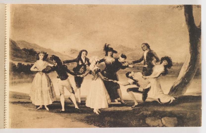 Taco de postales del Museo del Prado, Goya, cartones para tapices ...