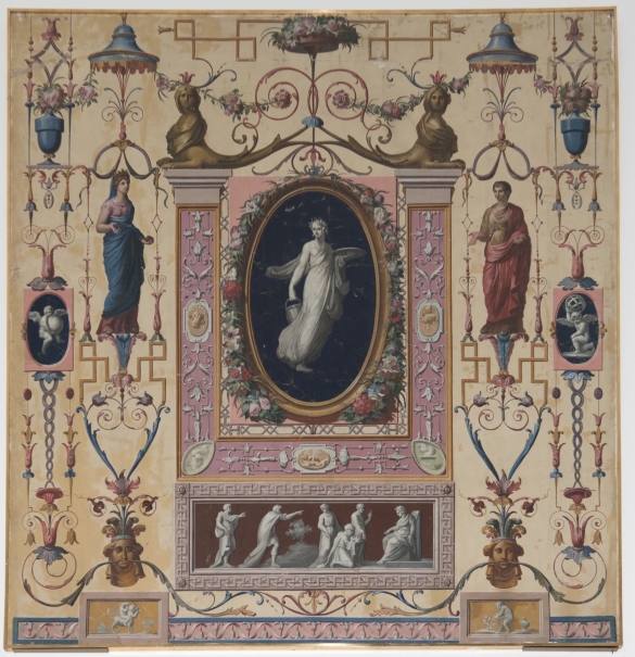 Adorno pompeyano: la Primavera (?) - Colección - Museo Nacional del Prado
