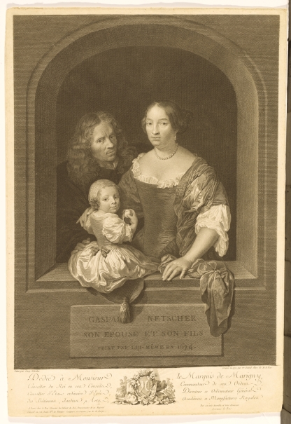 Gaspar Netcher son epouse et son fils - Colección - Museo Nacional del ...