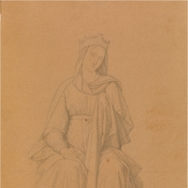 Estudio para la figura de San Gabriel (Regina Coeli. Serie Capilla de ...