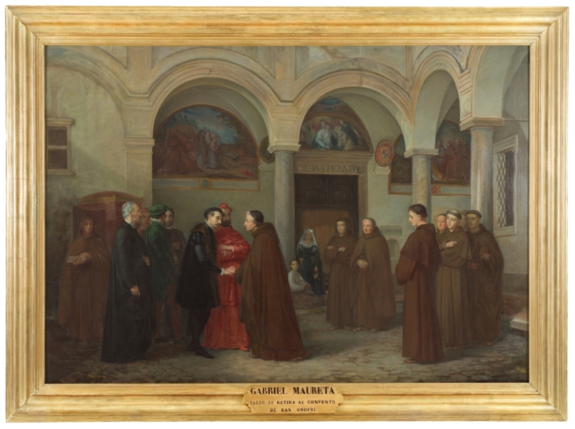 Torcuato Tasso se retira al convento de San Onofre en el Janículo ...