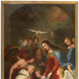 La Aparición de la Virgen a Simón de Rojas - Colección - Museo Nacional ...