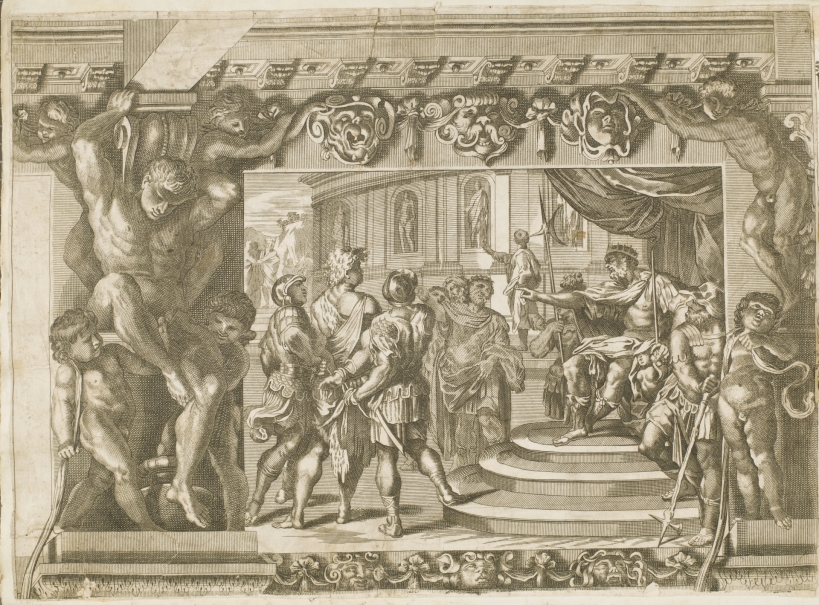 Remo es llevado preso ante Amulio - Colección - Museo Nacional del Prado