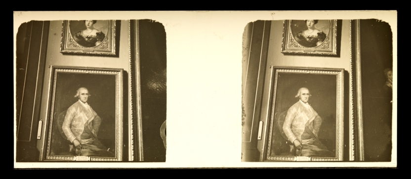 Una sala del Museo del Prado con "El pintor Francisco Bayeu" de Goya ...