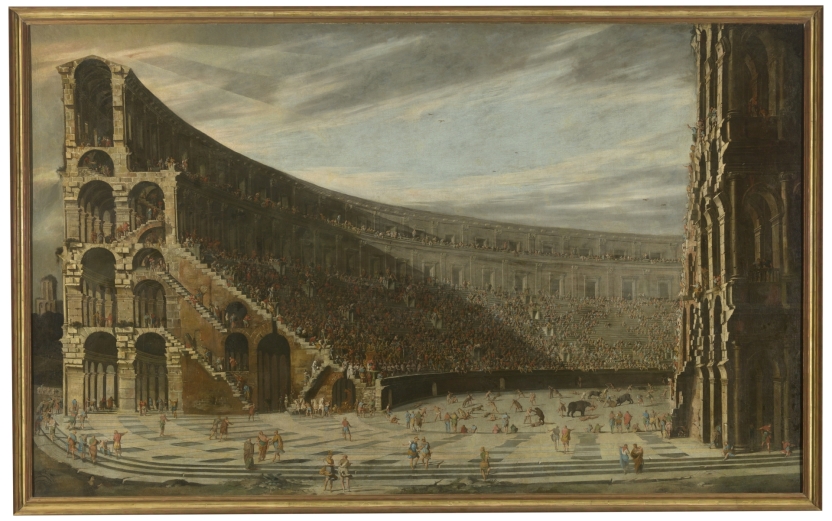 Perspective View of a Roman Amphitheatre - The Collection - Museo ...