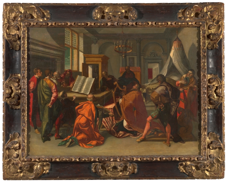 Escena bíblica: el rey David - Colección - Museo Nacional del Prado