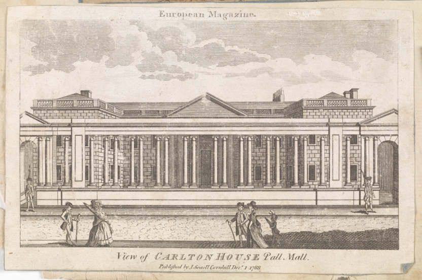 Vista de la Carlton House en Pall Mall - Colección - Museo Nacional del ...