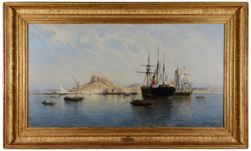 La rada de Alicante - Colección - Museo Nacional del Prado