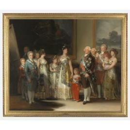 Marco de La familia de Carlos IV - Colección - Museo Nacional del Prado