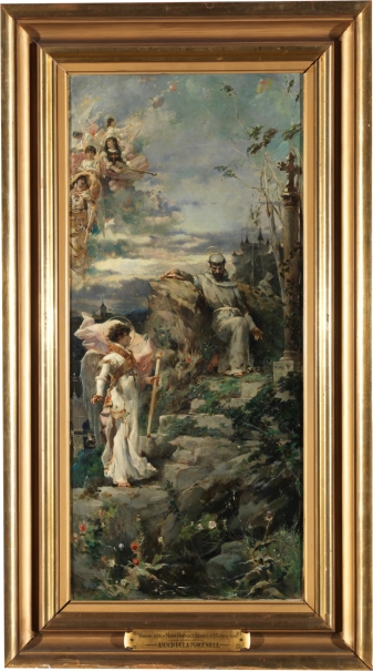 Aparición de un ángel a San Francisco - Colección - Museo Nacional del ...