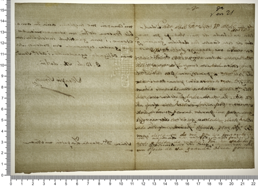 Carta de Serapio Sinues a Martín Zapater, Exea de los Cavalleros 19 julio 1795 - Colección ...