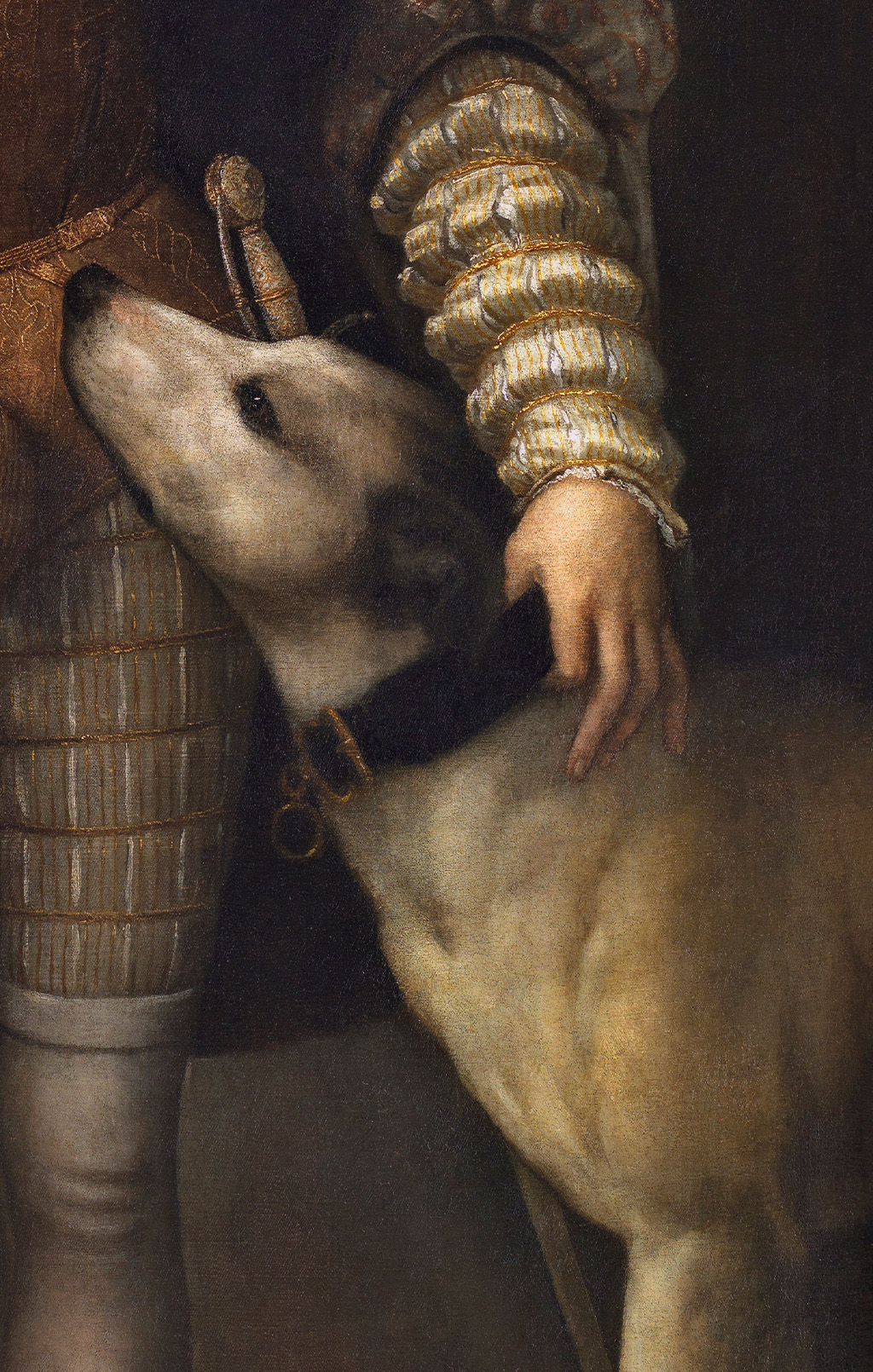 Charles the Fifth with a Dog. Titian - Easy-to-read artwork - Museo ...