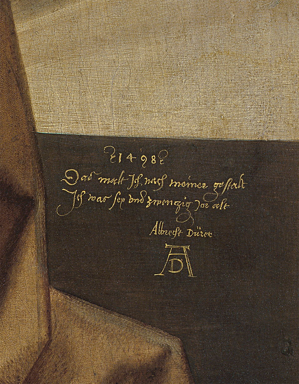 Self-portrait. Albrecht Dürer - Easy-to-read artwork - Museo Nacional ...