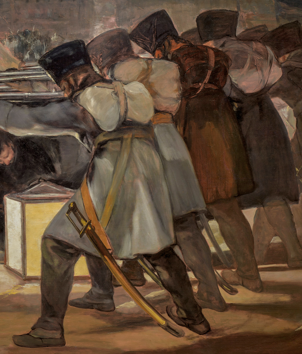 El 3 de mayo en Madrid o "Los fusilamientos". Francisco de Goya - Obra en lectura fácil - Museo ...